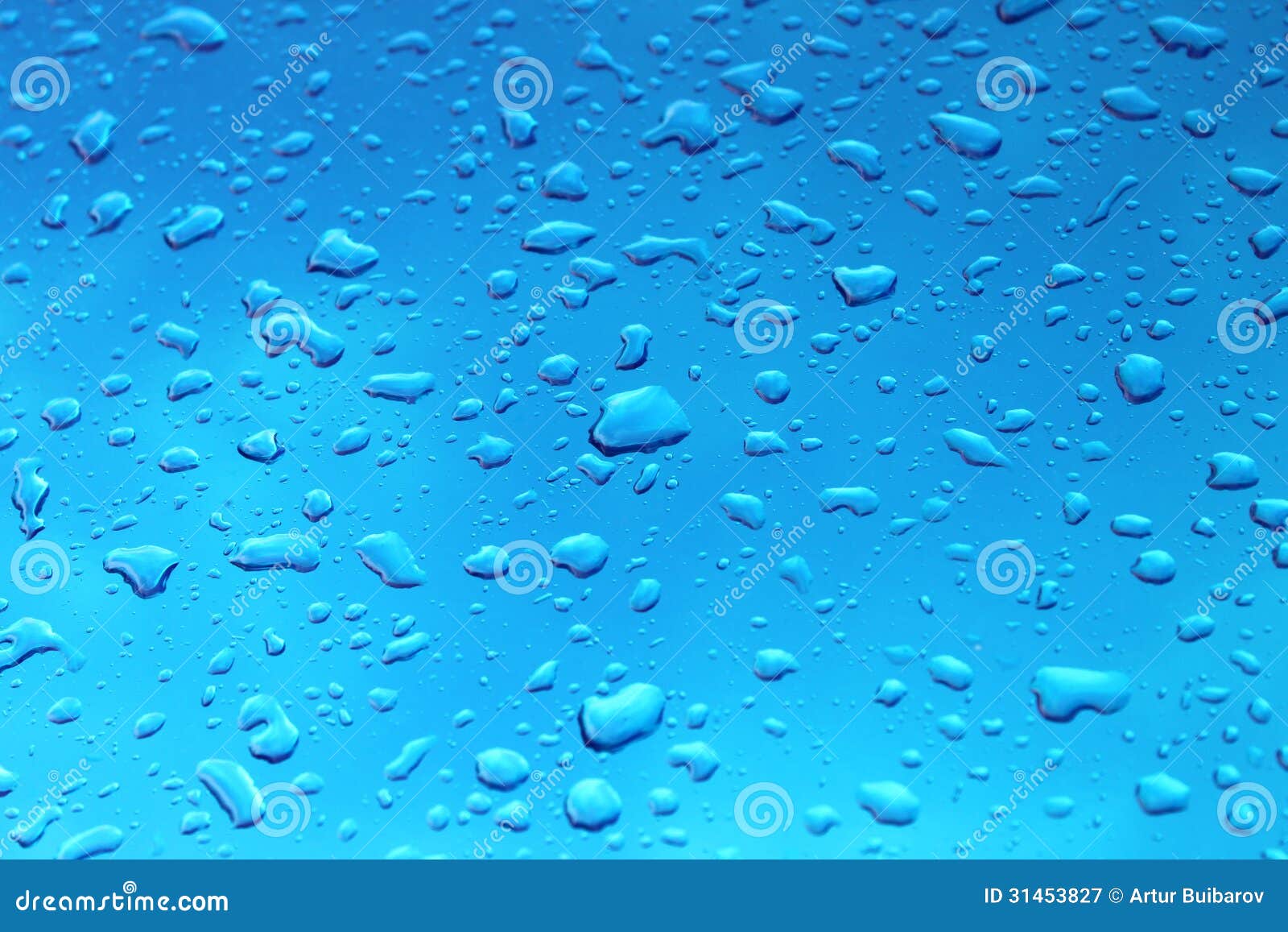 Rainy drops pattern stock image. Image of purity, blue - 31453827