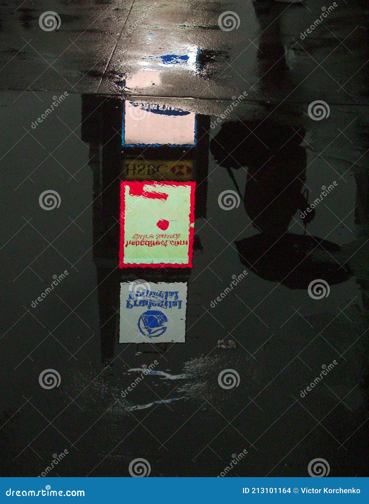 Rainy Evening on Times Square, New York, USA Editorial Stock Image ...