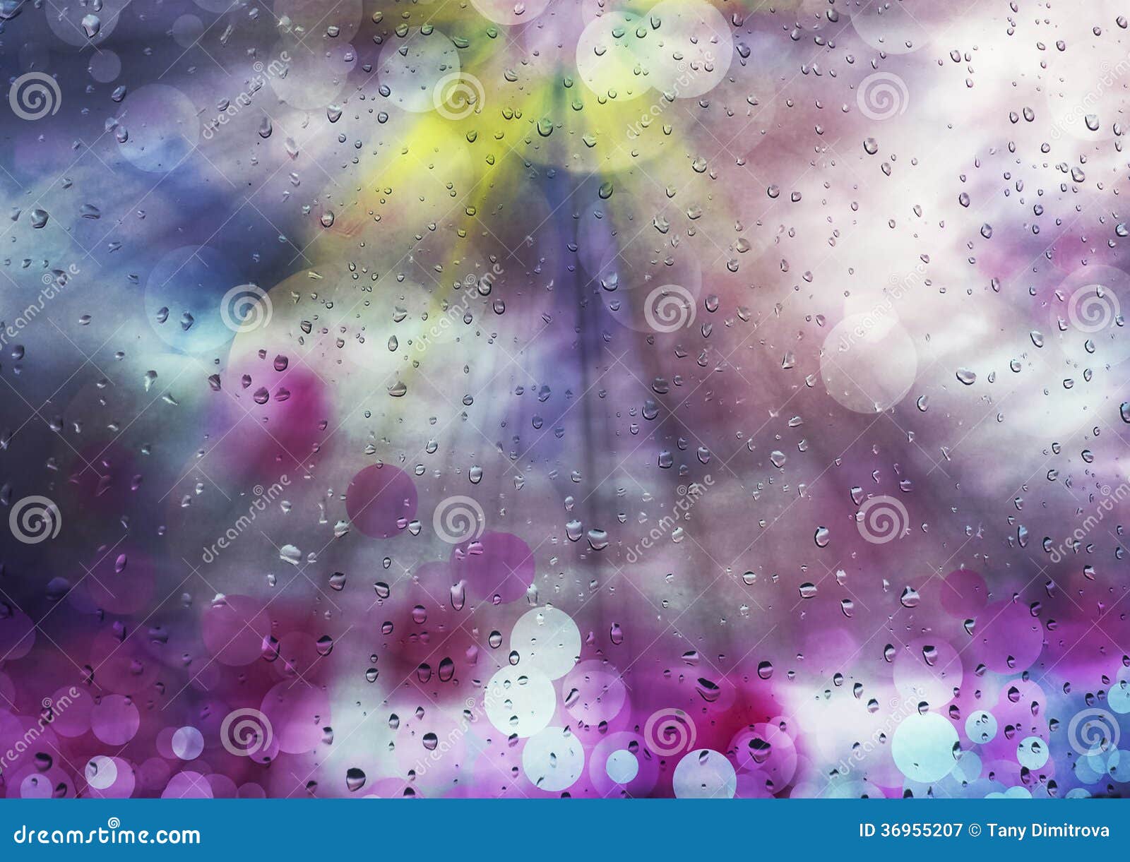 Rainy lights stock image. Image of environment, bright - 36955207