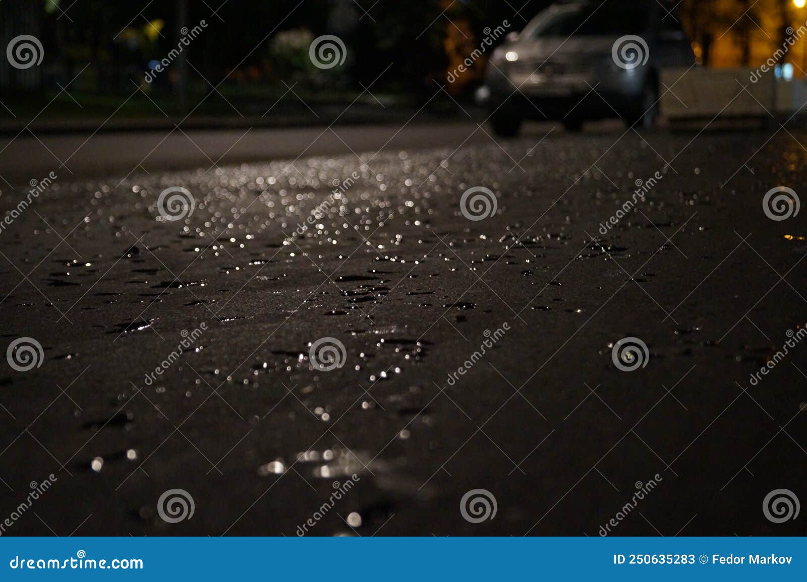 Rain on the road stock image. Image of road, 18youtuberainy - 250635283