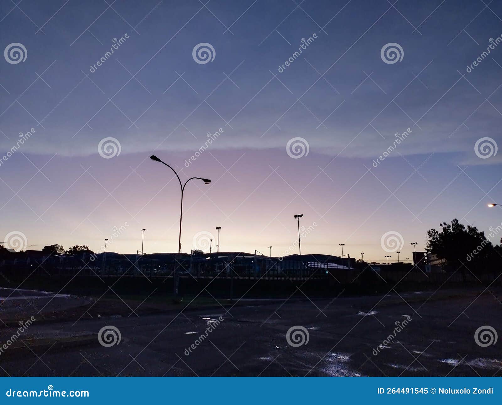 Rainy purple sky stock image. Image of night, darkness - 264491545