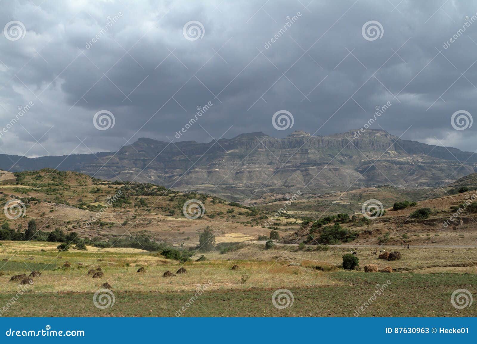 Rainy season in Africa stock image. Image of hill, savanna - 87630963