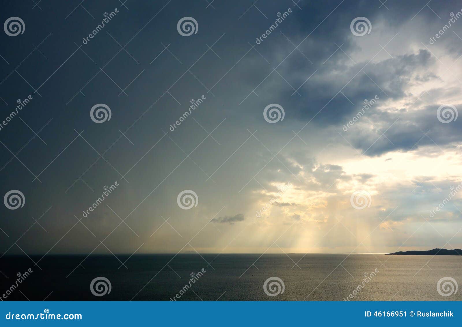 Rainy sky stock image. Image of beautiful, evening, rain - 46166951