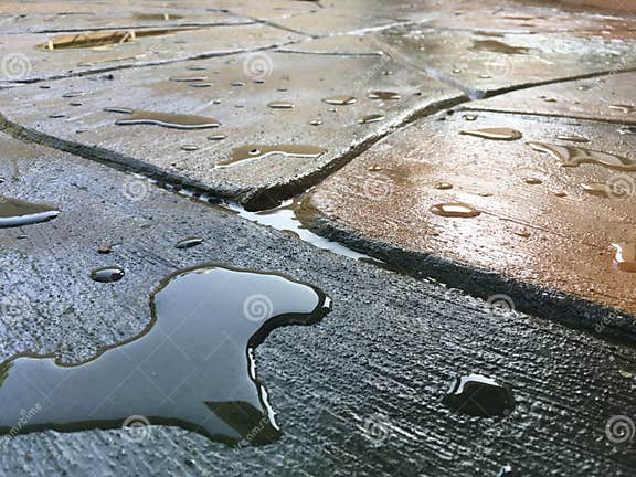 Rainy stone stock image. Image of rain, stone, fall - 134784077