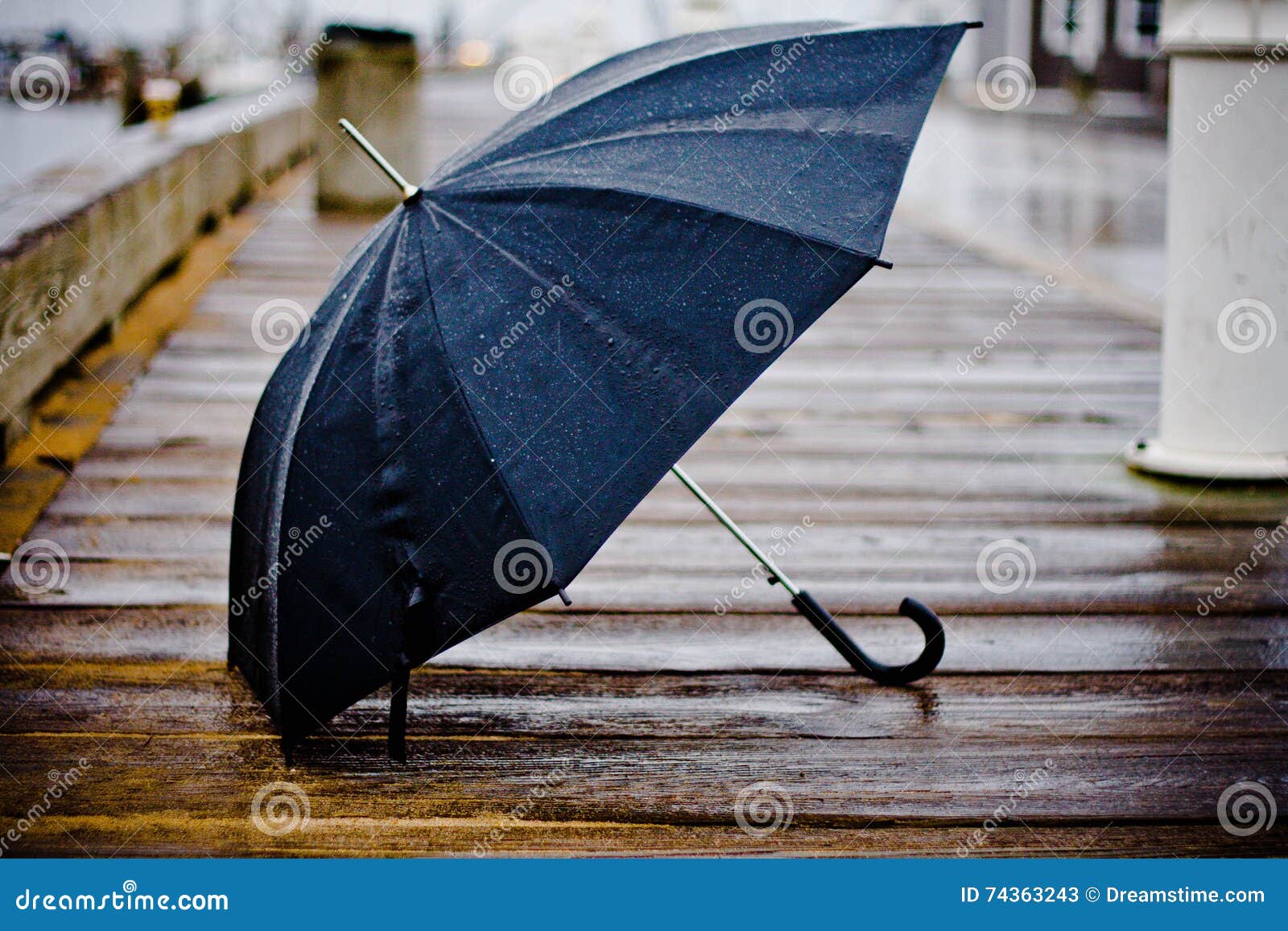 Rainy Umbrella stock image. Image of closeup, rain, rainbow - 74363243