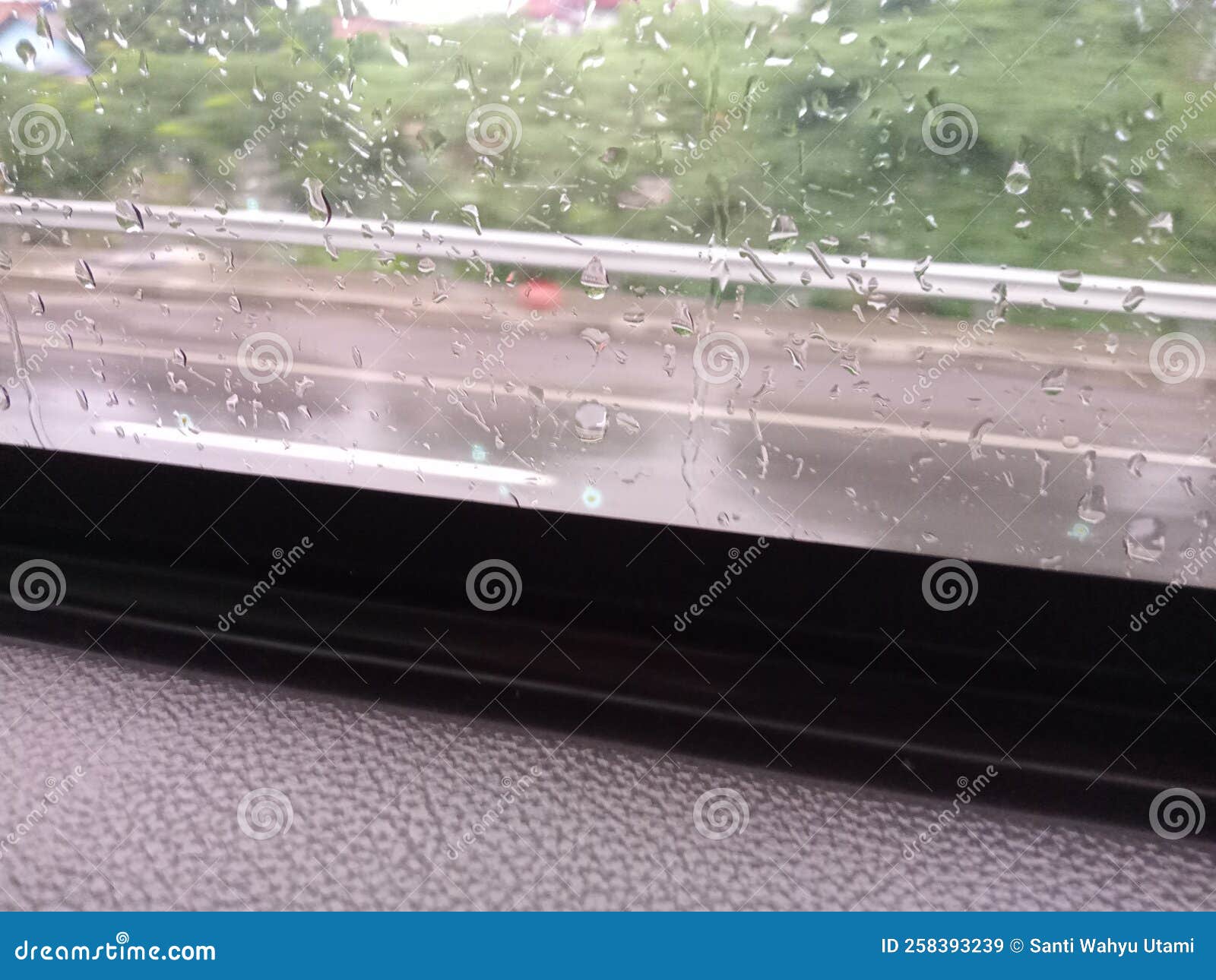 Rainy View Of The Road During Night Time At Delhi India, Heavy Rain ...