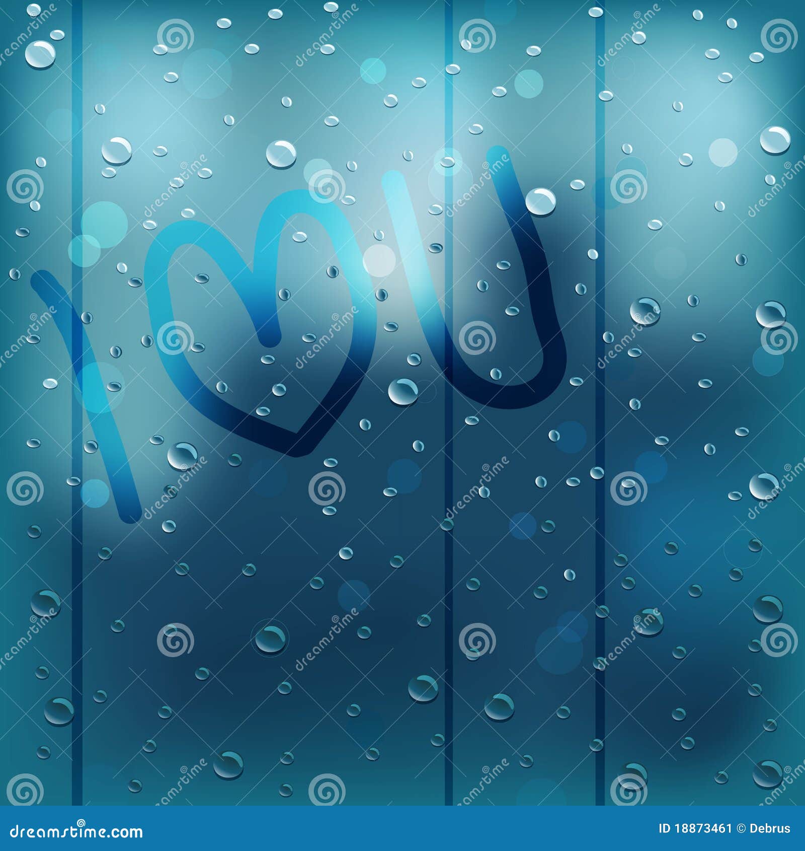 Rainy Window View Monsoons Raindrops Patter Across The Glass Surface ...