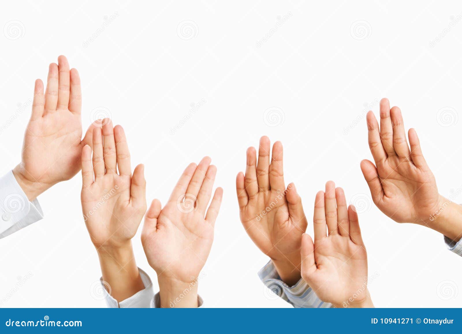 Raise hand stock image. Image of vote, together, hands - 10941271