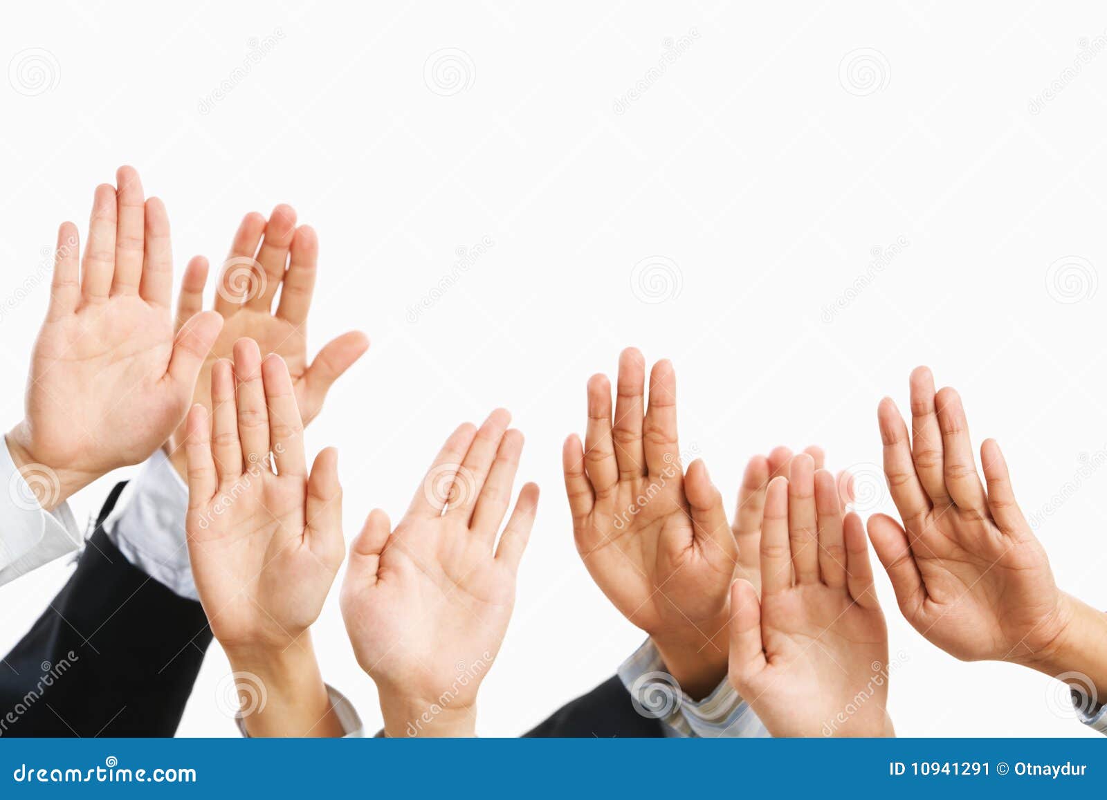 Raise hand stock image. Image of cooperation, business - 10941291