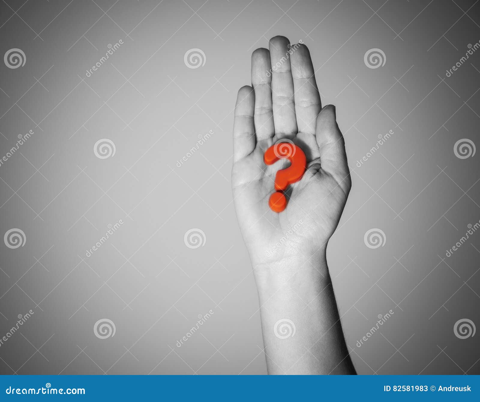 Raise a hand for question stock image. Image of mark - 82581983