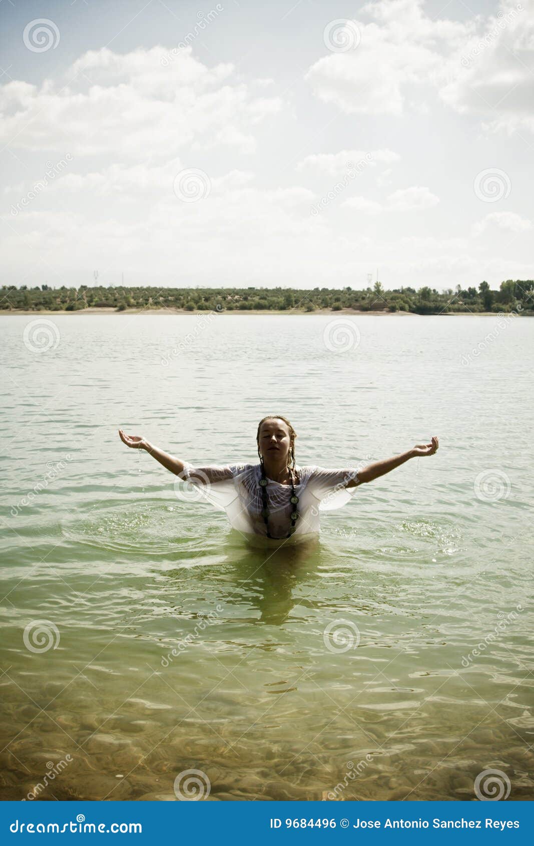 Raised arms in the water stock photo. Image of people - 9684496