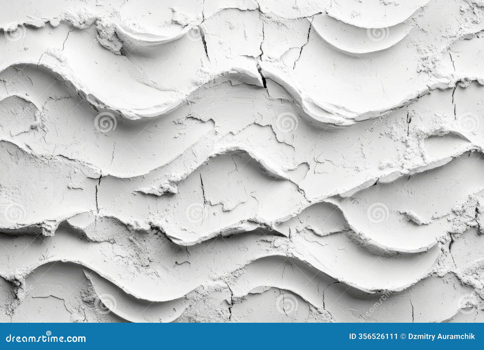 A Raised Decorative Plaster Design Featuring a Prominent Black ...