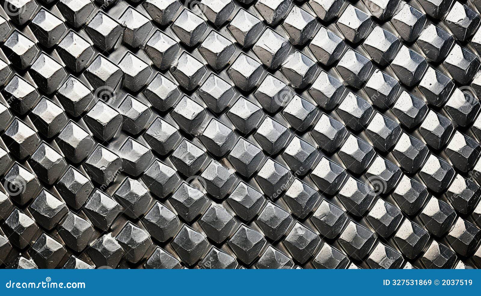 Raised Diamond Plate Texture Stock Image - Image of durable, shot ...