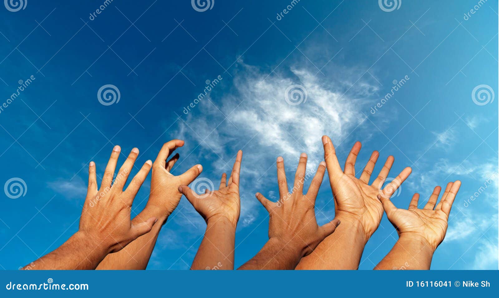 Raised hands stock image. Image of move, enjoyment, body - 16116041
