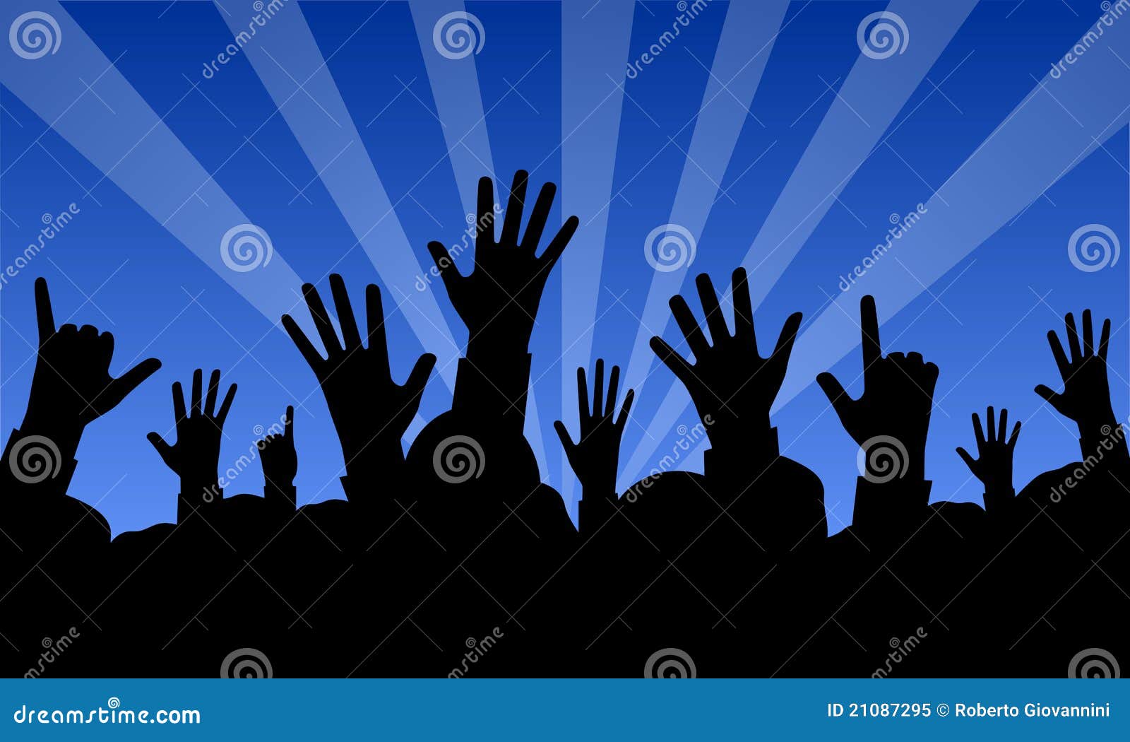 Concert Hands Clip Art