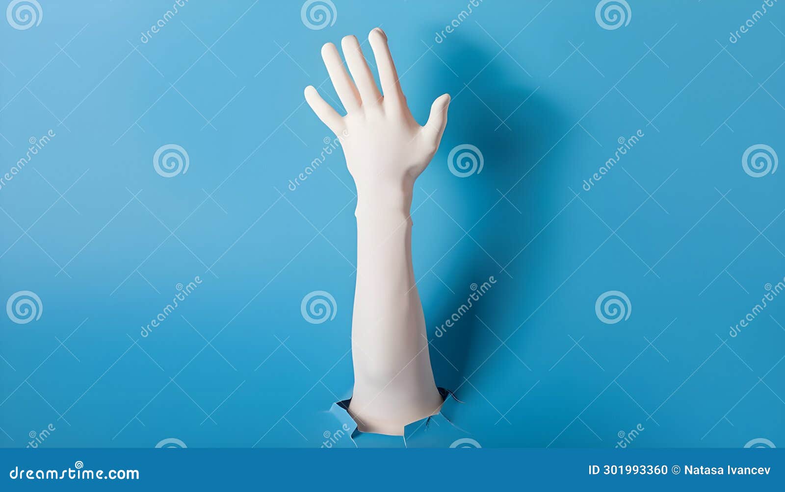 Raised Human Hands. Rainbow In Space. Starry Sky. Romantic LGBT Poster ...