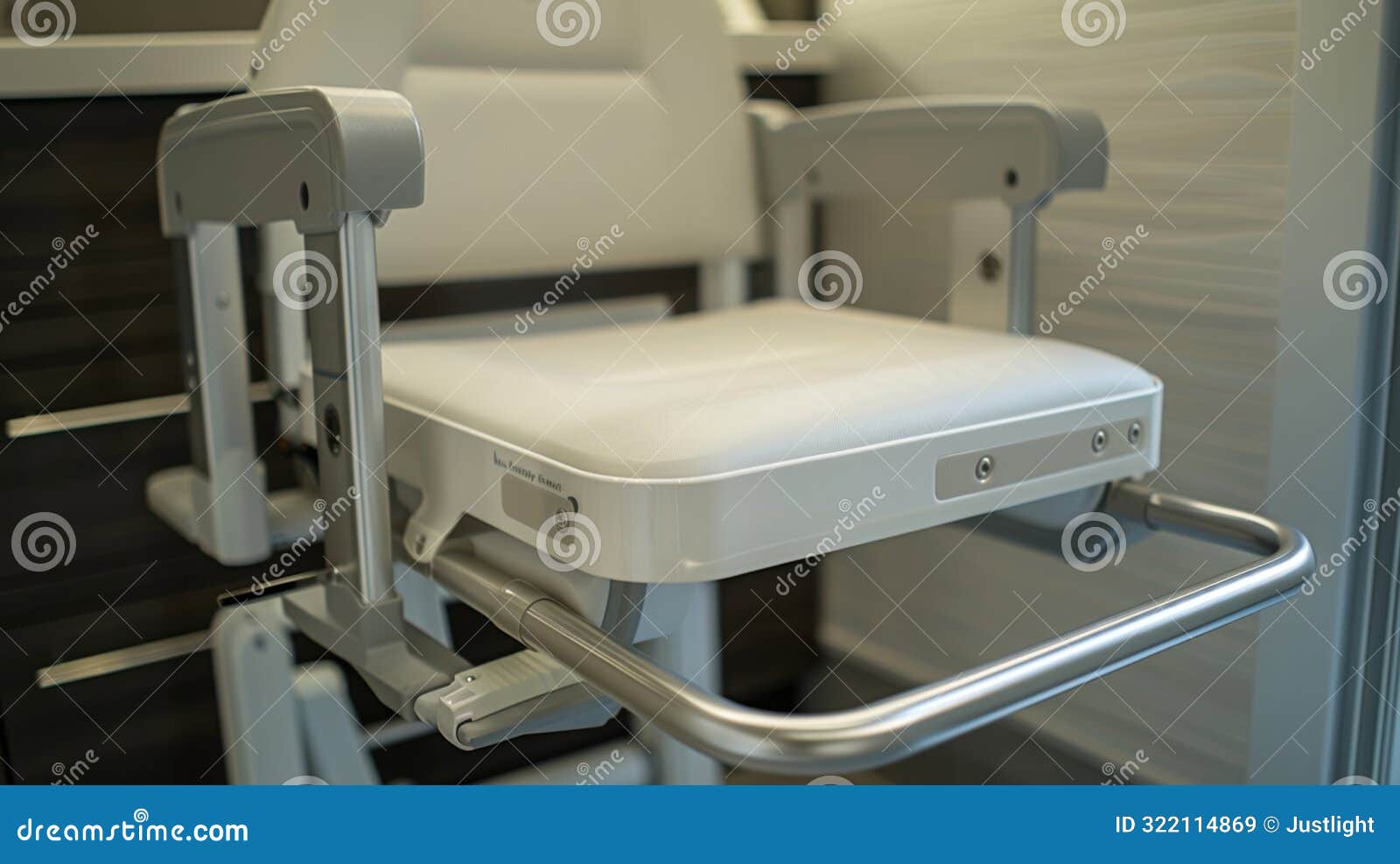 A with a Raised Seat and Grab Bars for Easier Use and Fall Prevention ...