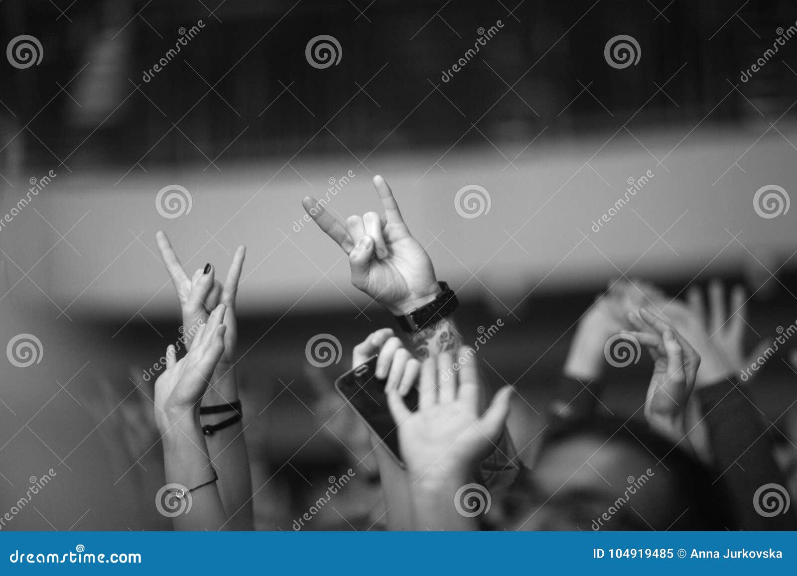Raised Up from the Emotions of the Hands Stock Image - Image of light ...