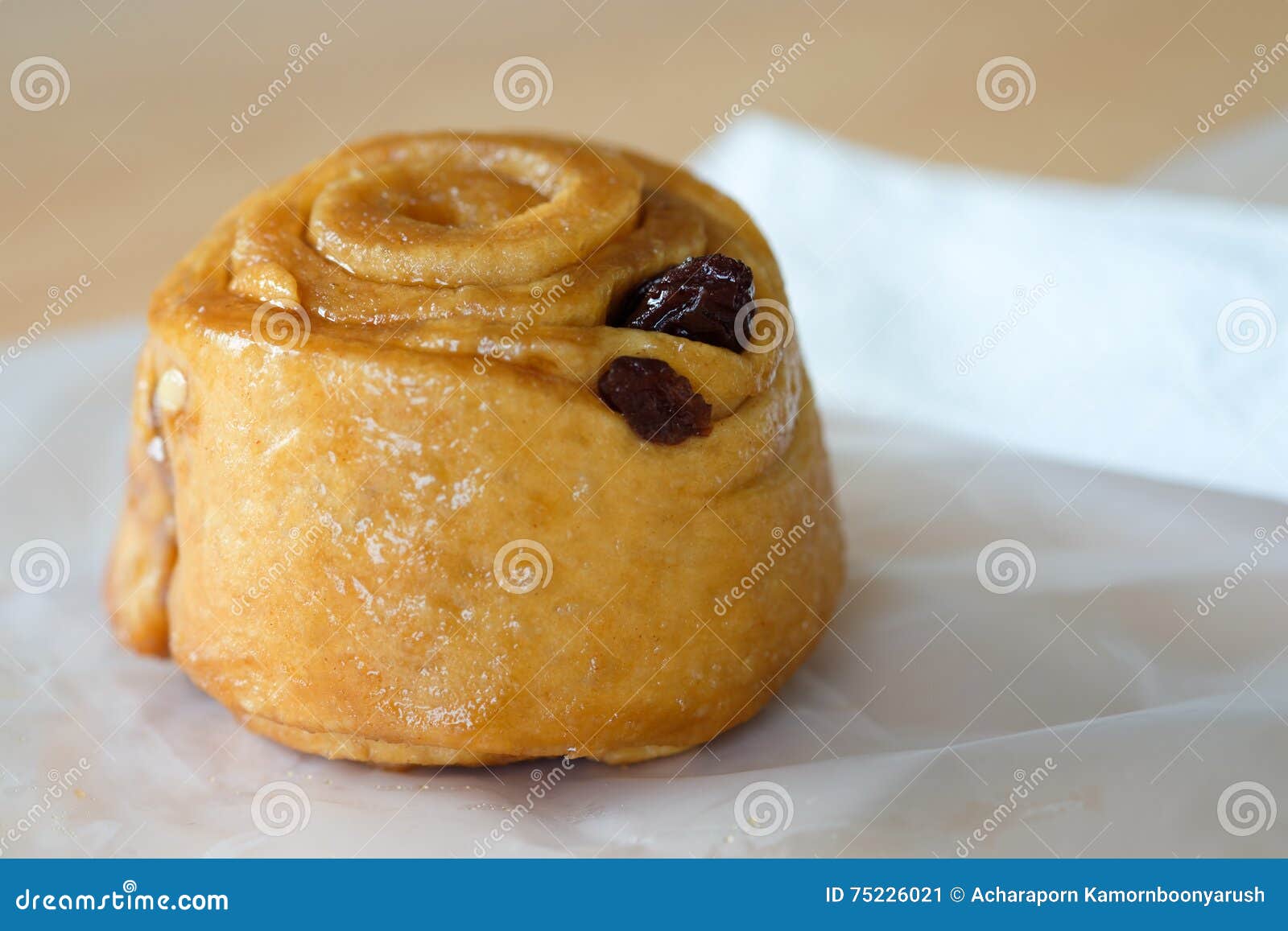 Raisin Danish stock image. Image of bake, cuisine, brown - 75226021