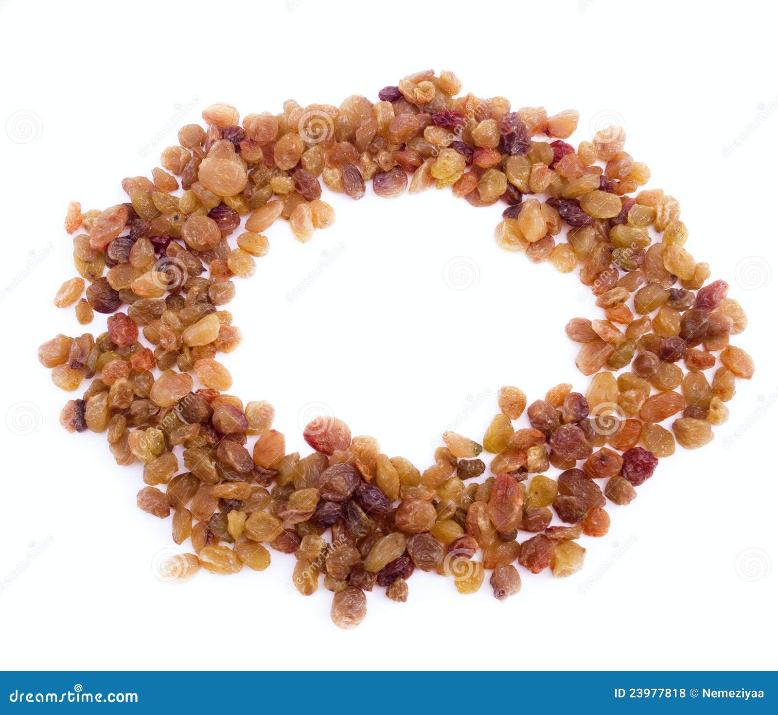 Raisin Grains on a White Background Stock Photo - Image of organic ...