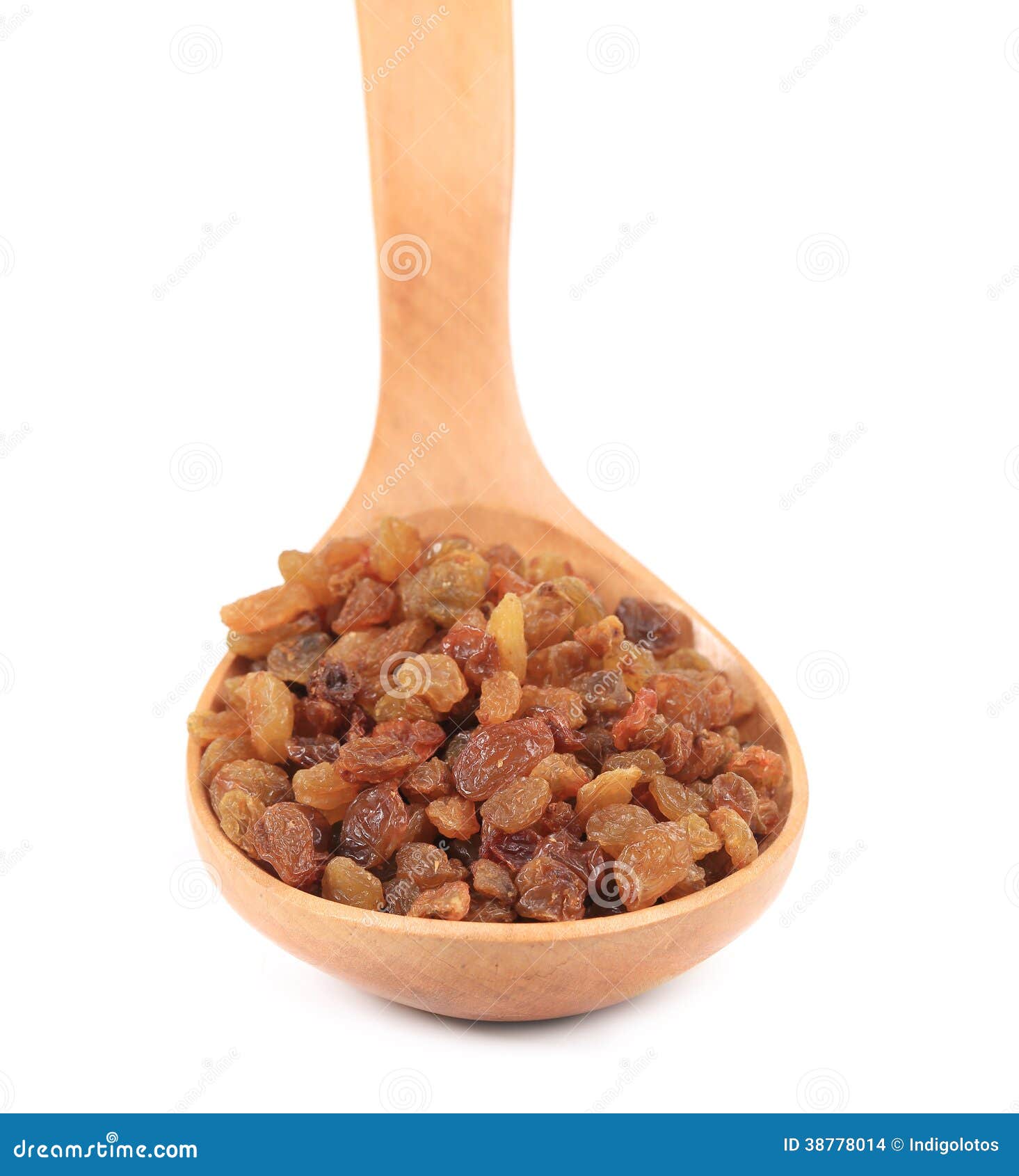 Raisin in wooden spoon stock photo. Image of group, spoon - 38778014