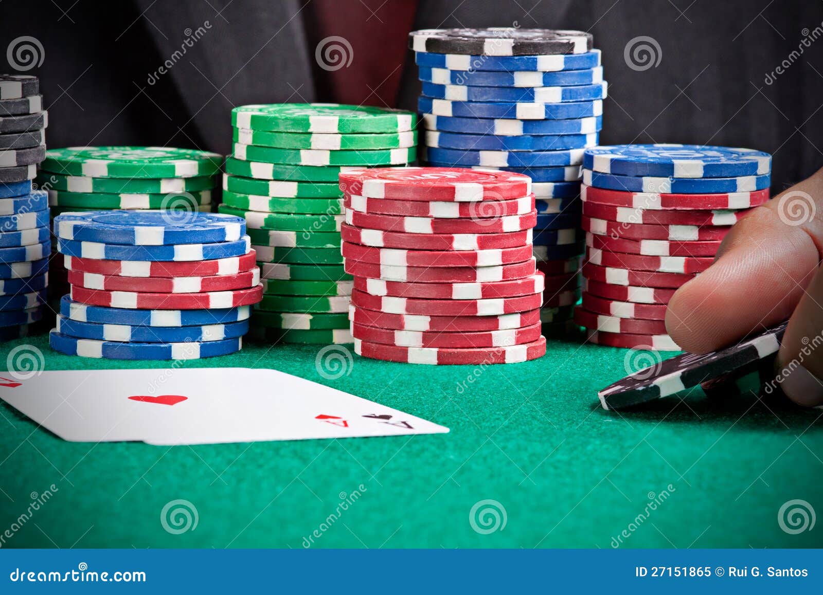 Raising a bet stock image. Image of raise, leisure, player - 27151865
