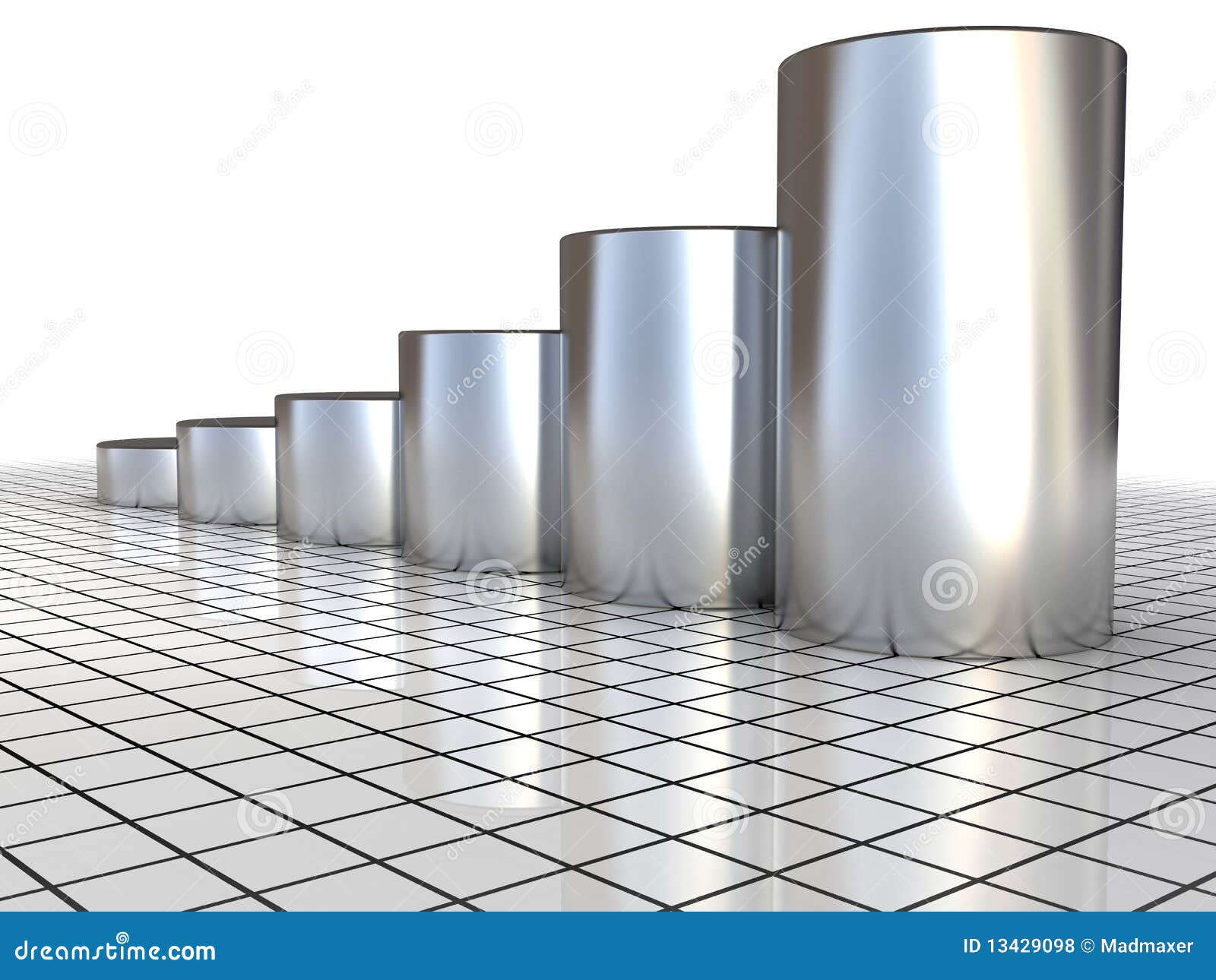 Raising Charts Royalty-Free Cartoon | CartoonDealer.com #11302436