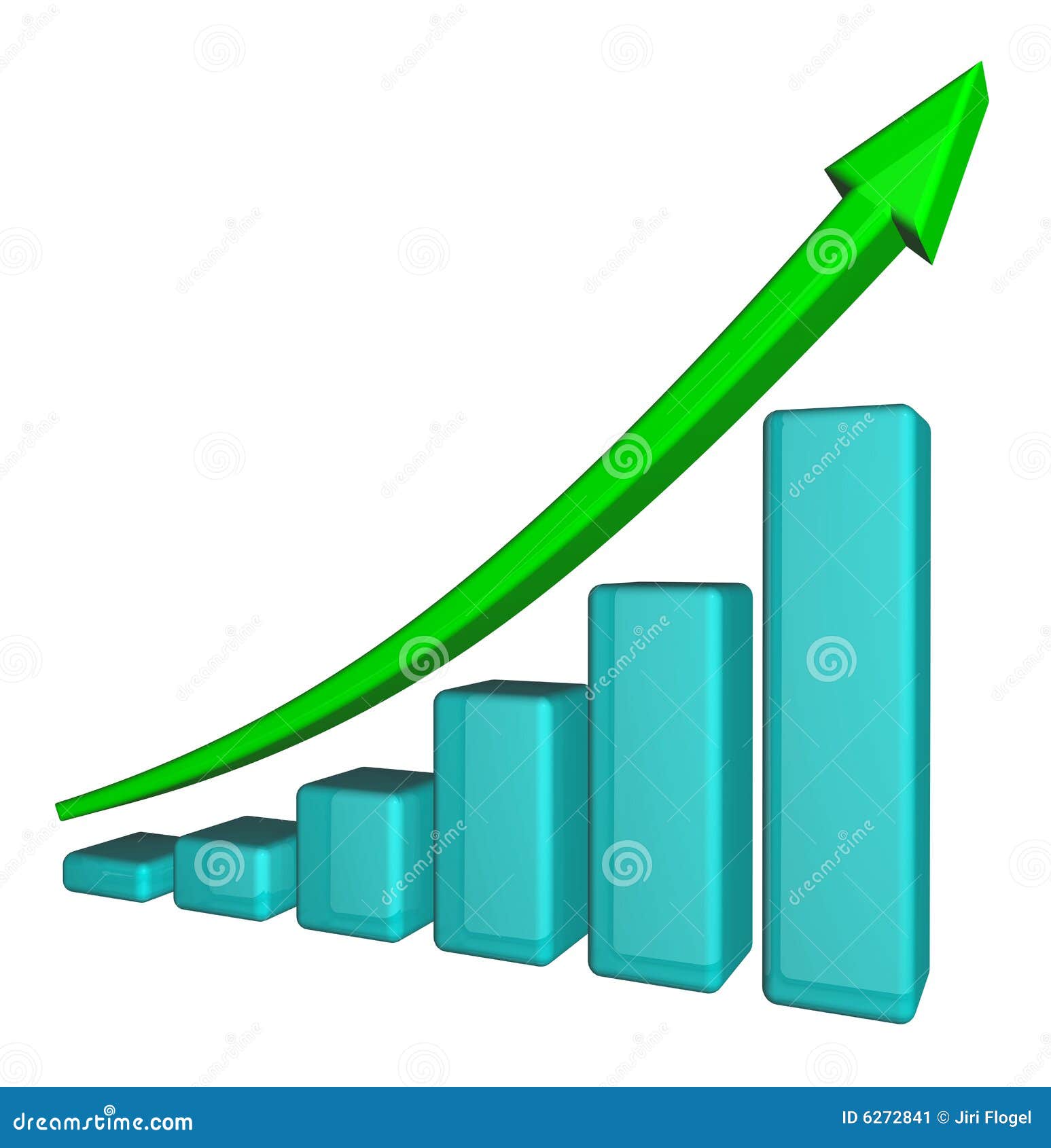 Raising charts stock illustration. Illustration of firm - 6272841