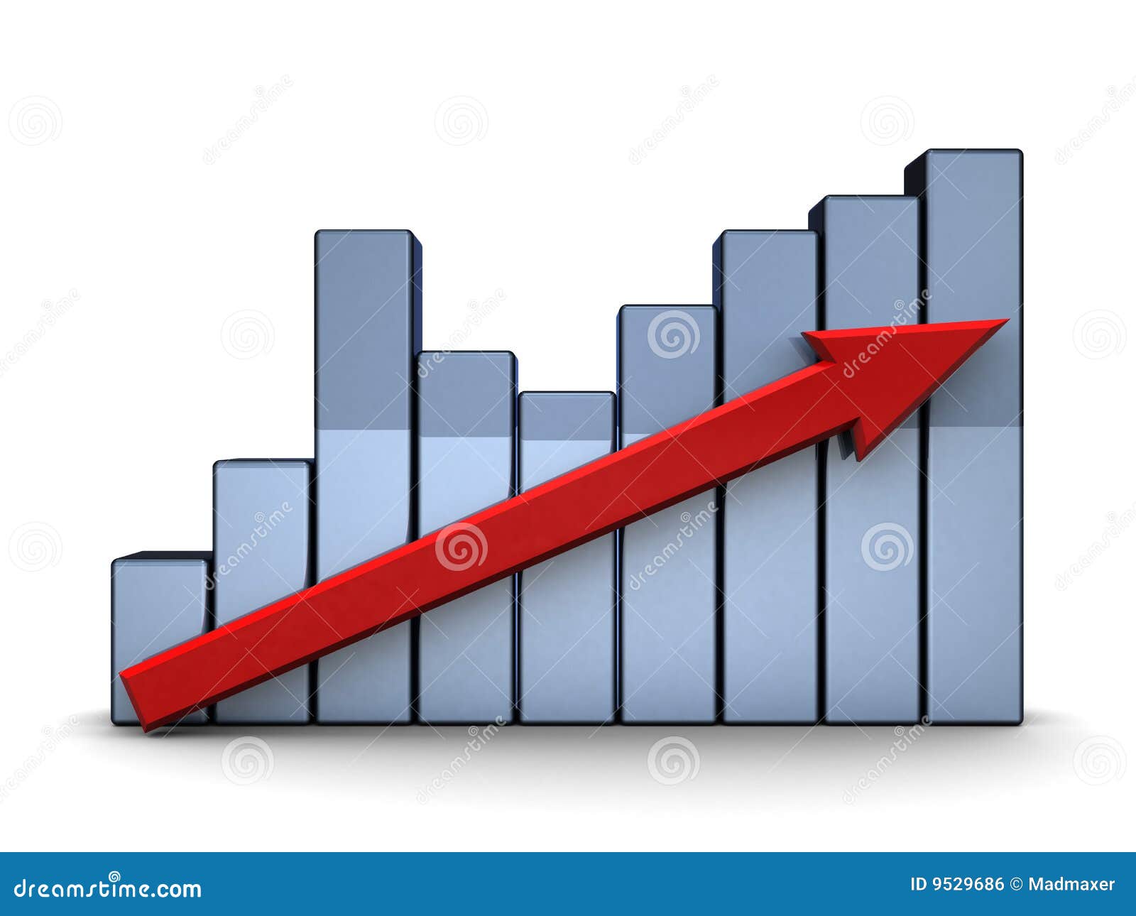 Raising Charts Royalty-Free Stock Image | CartoonDealer.com #6273208