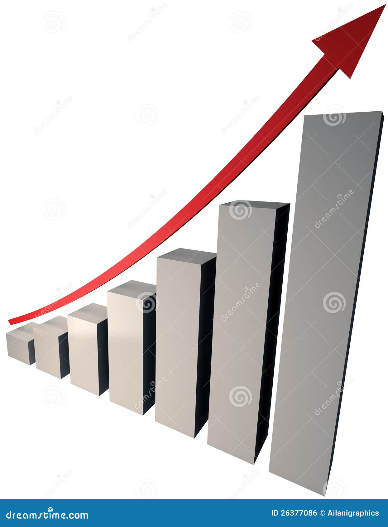Raising graph stock illustration. Illustration of earnings - 26377086