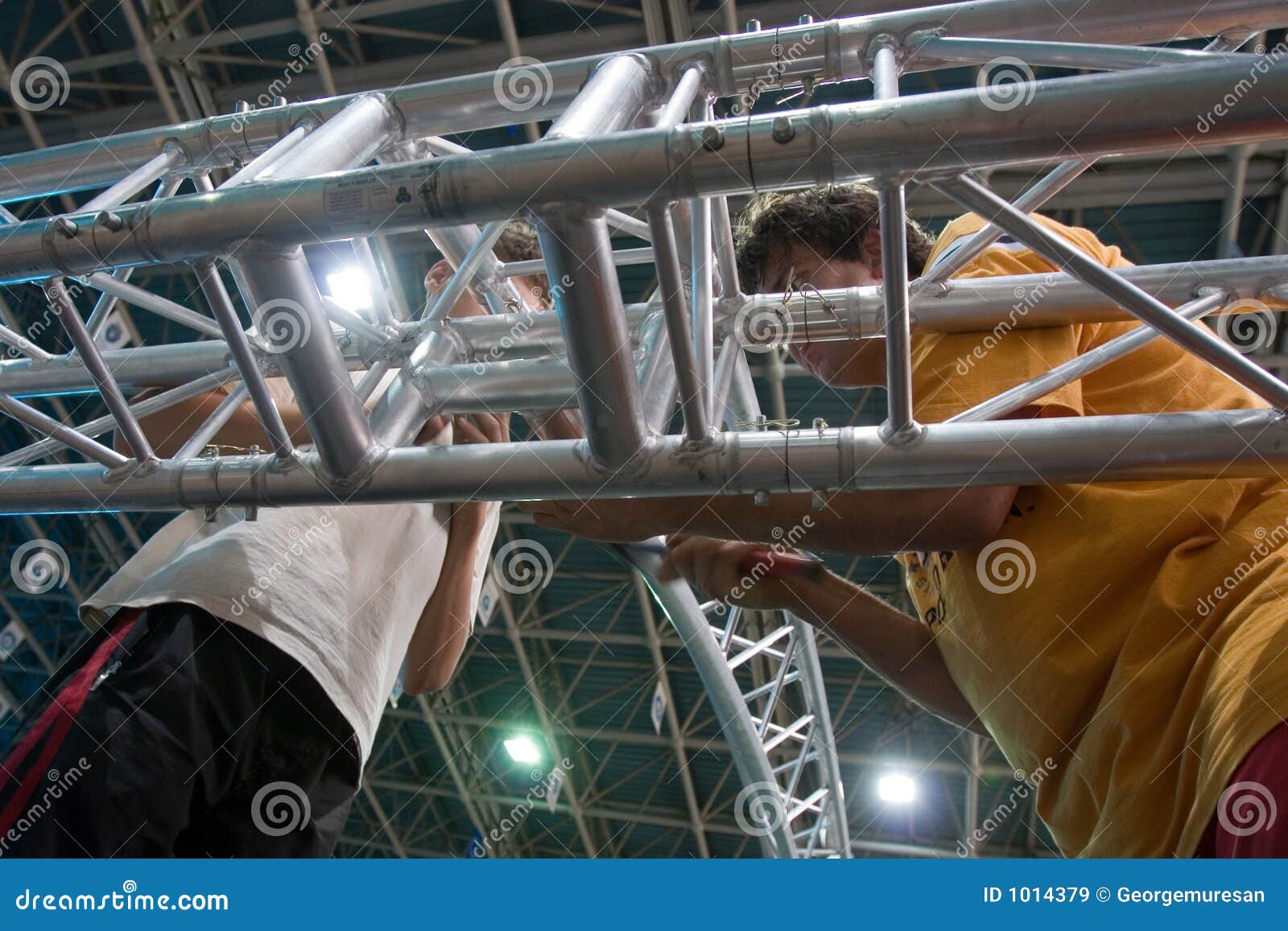 Raising metal structure stock image. Image of architecture - 1014379