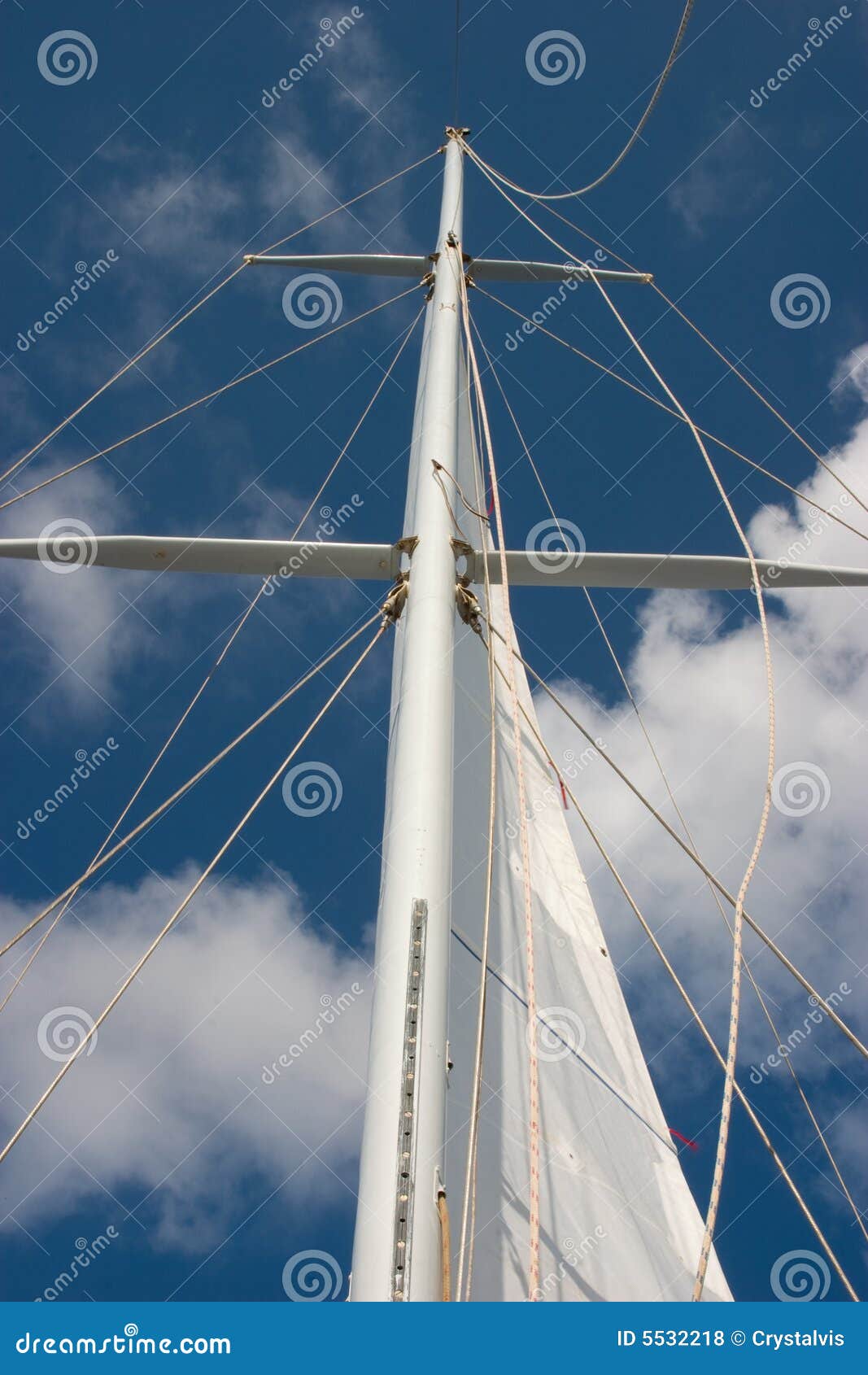 Raising the sail stock photo. Image of ocean, boat, tropical - 5532218