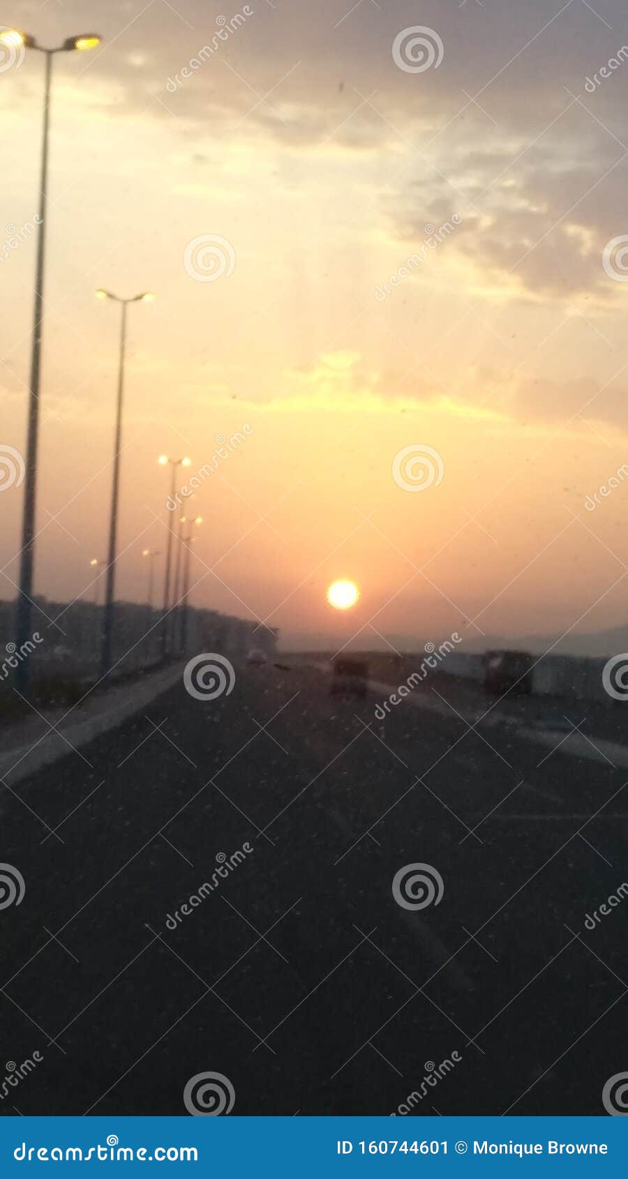 Raising Sun Showcasing Its Beautiful Rays Stock Image - Image of ...