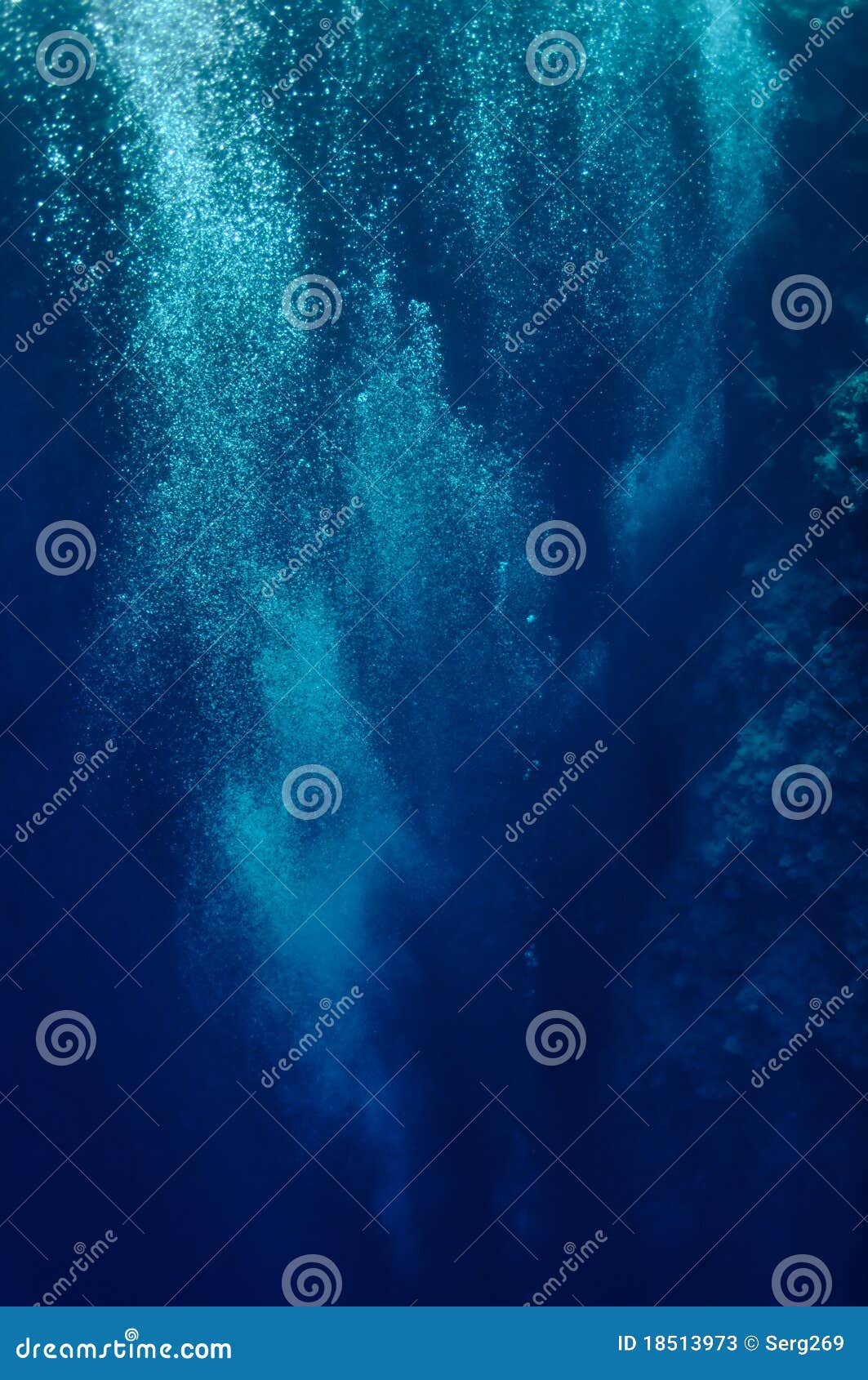 Underwater Sea Bubbles Background Royalty-Free Stock Photography ...