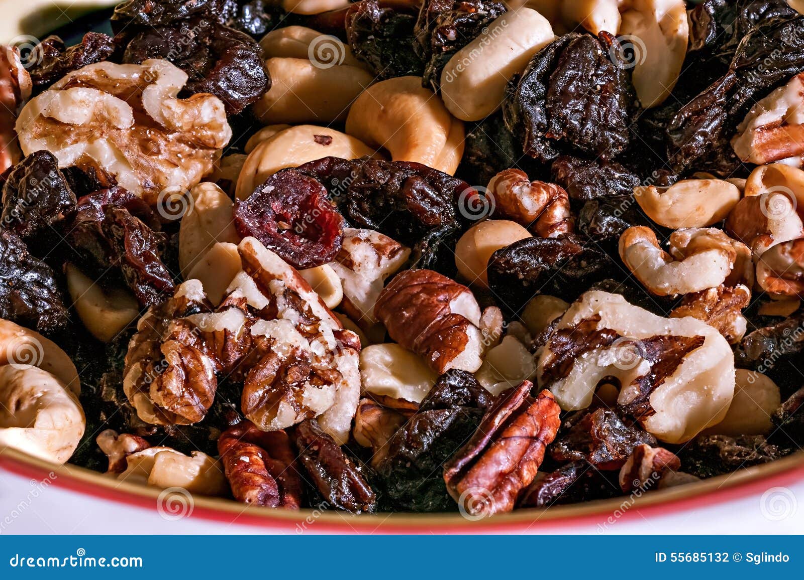 Raisins and Nuts stock photo. Image of group, fresh, edible - 55685132