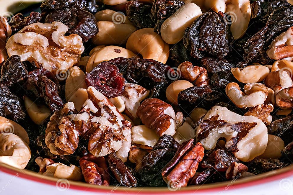 Raisins and Nuts stock photo. Image of group, fresh, edible - 55685132