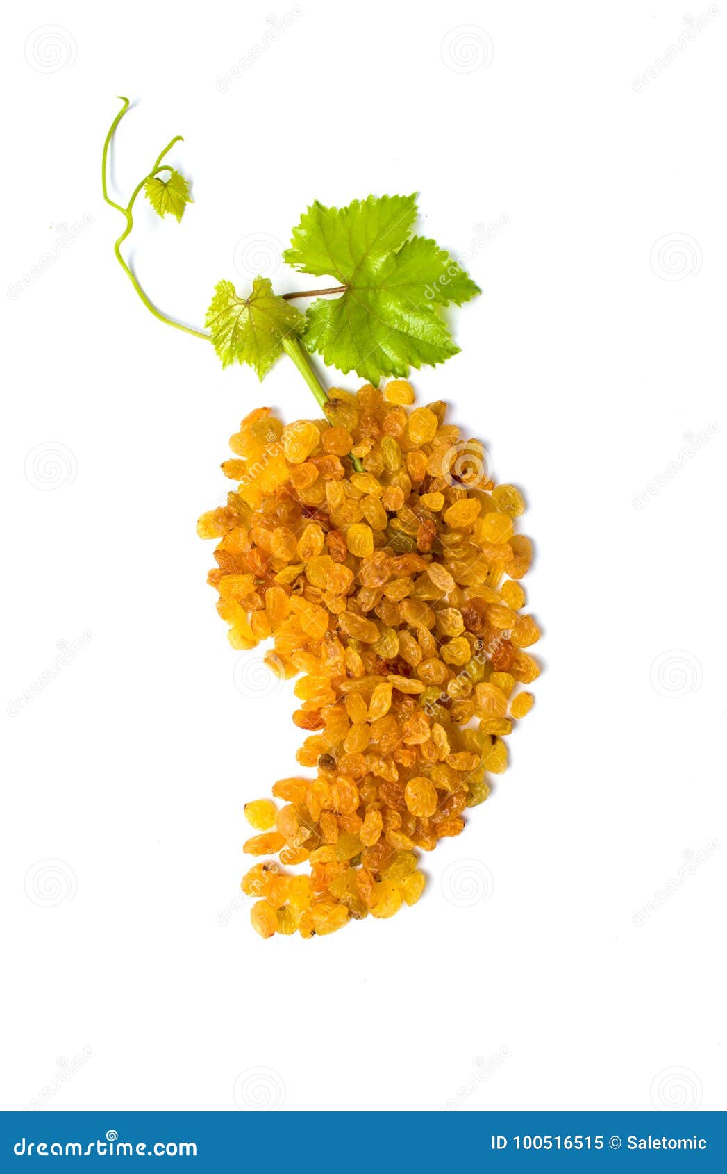 Raisins Shaped As Grape Cluster Isolated Stock Image - Image of heap ...