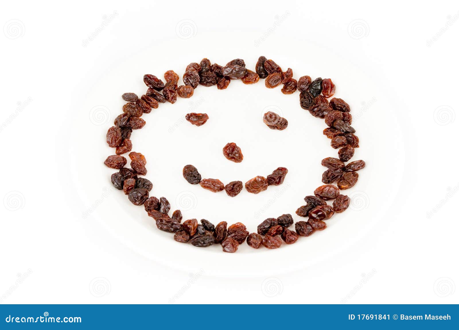 Raisins Smiley Face stock image. Image of dark, food - 17691841