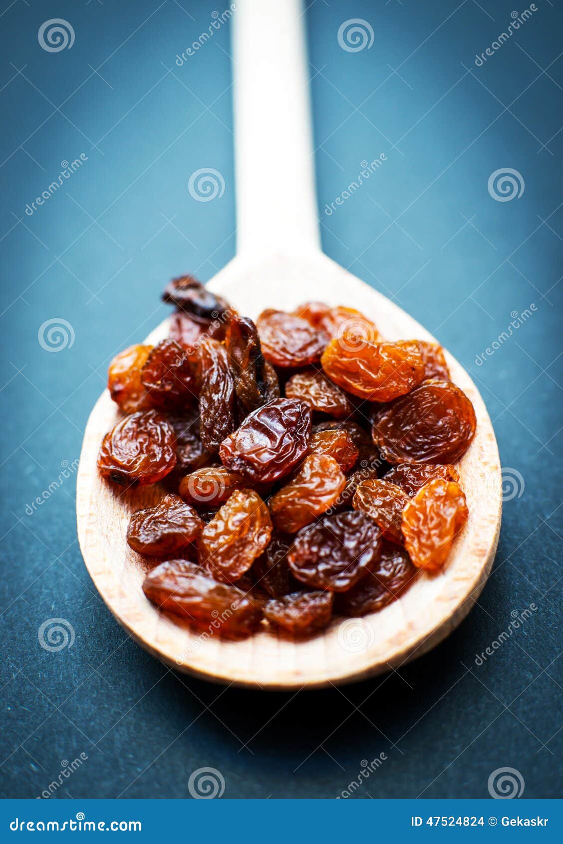 Raisins in spoon stock photo. Image of macro, food, natural - 47524824