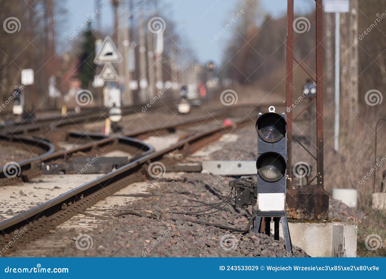 RAIWAY stock image. Image of junction, intersection - 243533029