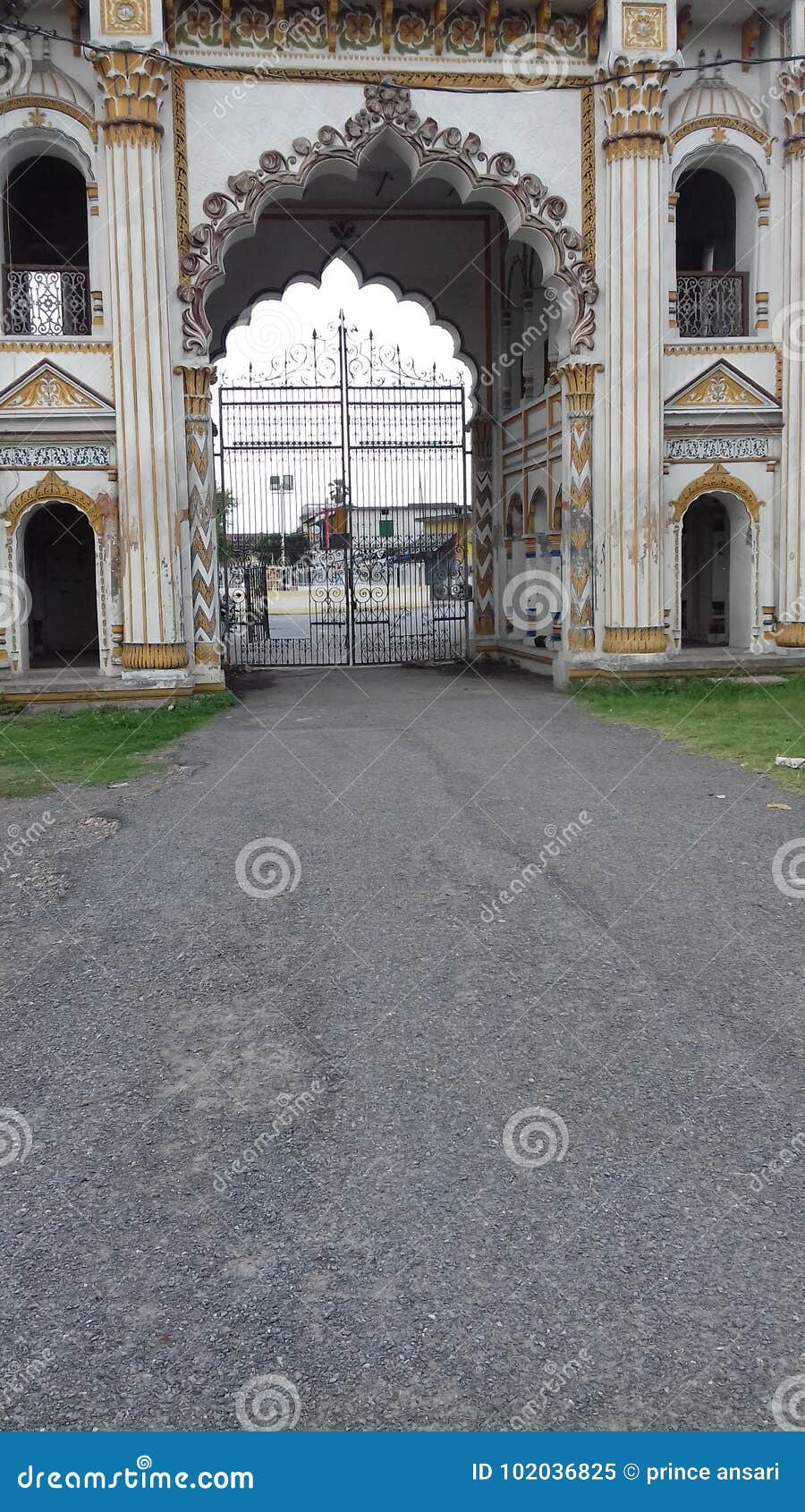 Raj darbar main gate stock image. Image of gate, darbar - 102036825
