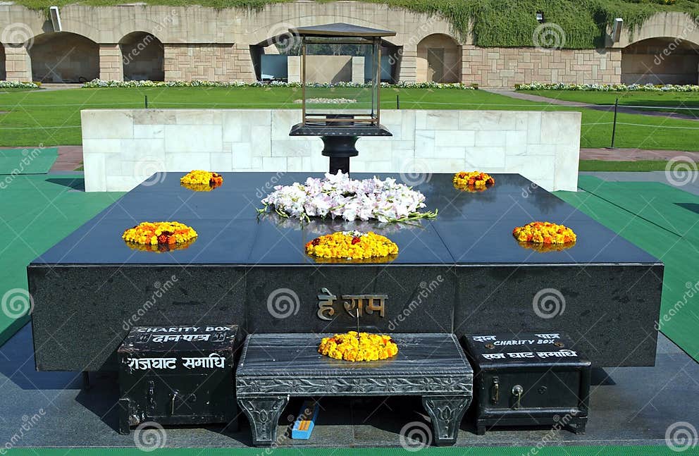 Raj Ghat editorial photo. Image of tomb, celebrity, marble - 18705256