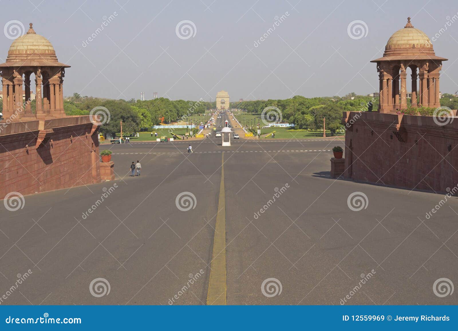 Raj Path editorial stock image. Image of street, asia - 12559969