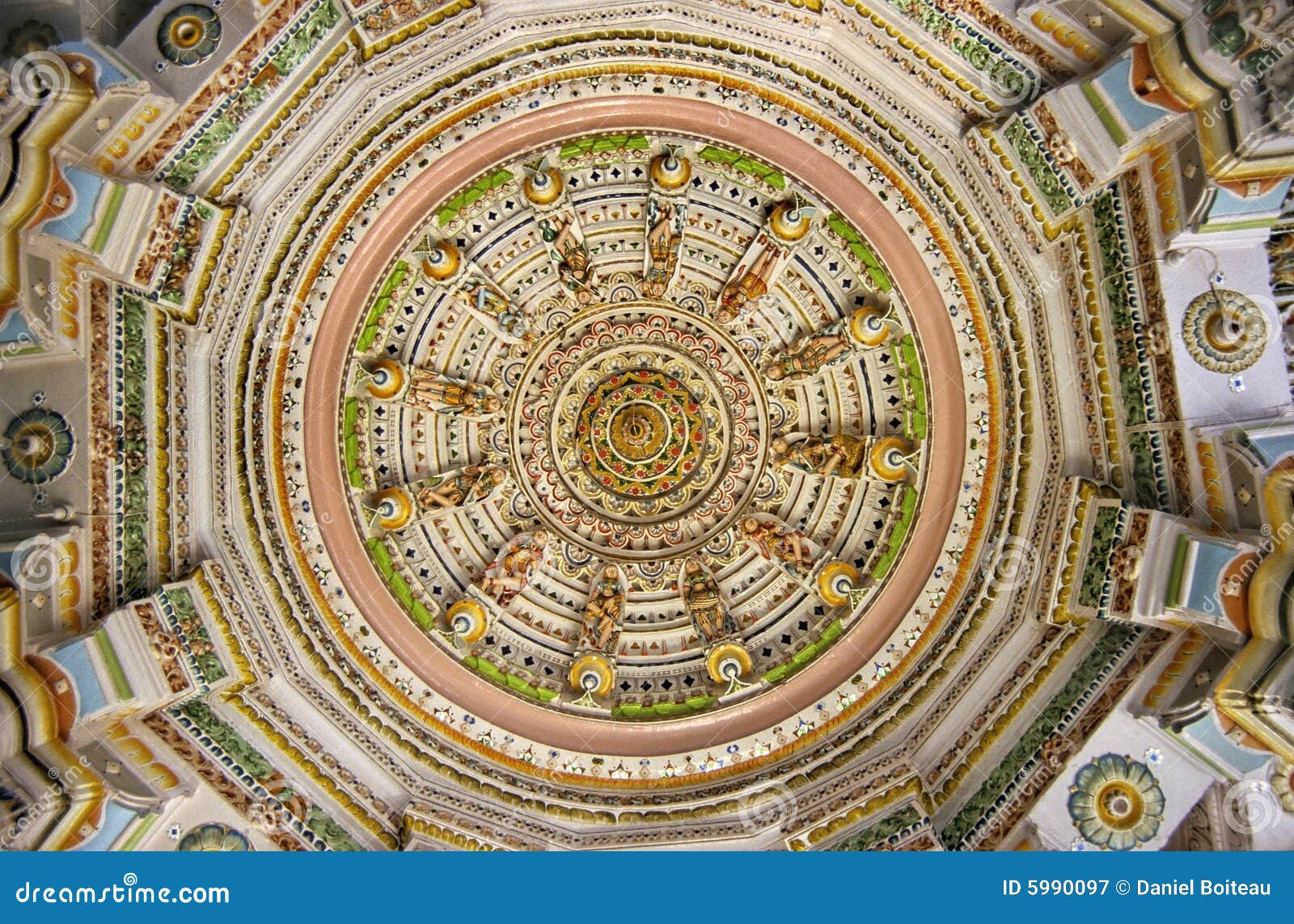 Rajasthan temple ceiling stock image. Image of temple - 5990097