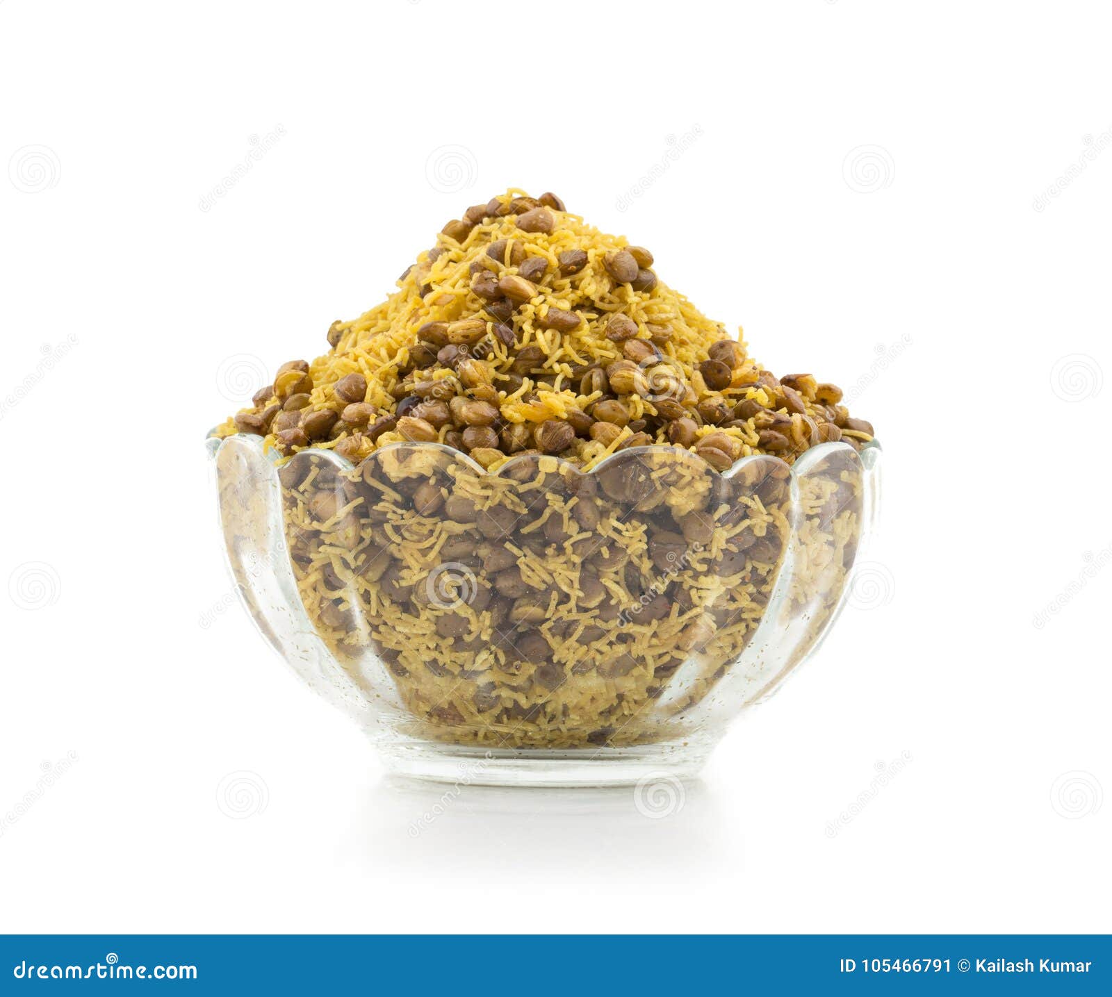 Rajasthani Dalmoth Namkeen image stock. Image du épice - 105466791