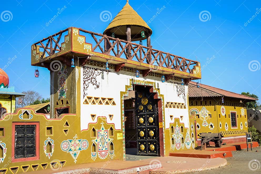 Rajasthani Gate stock photo. Image of traditional, asia - 93106470
