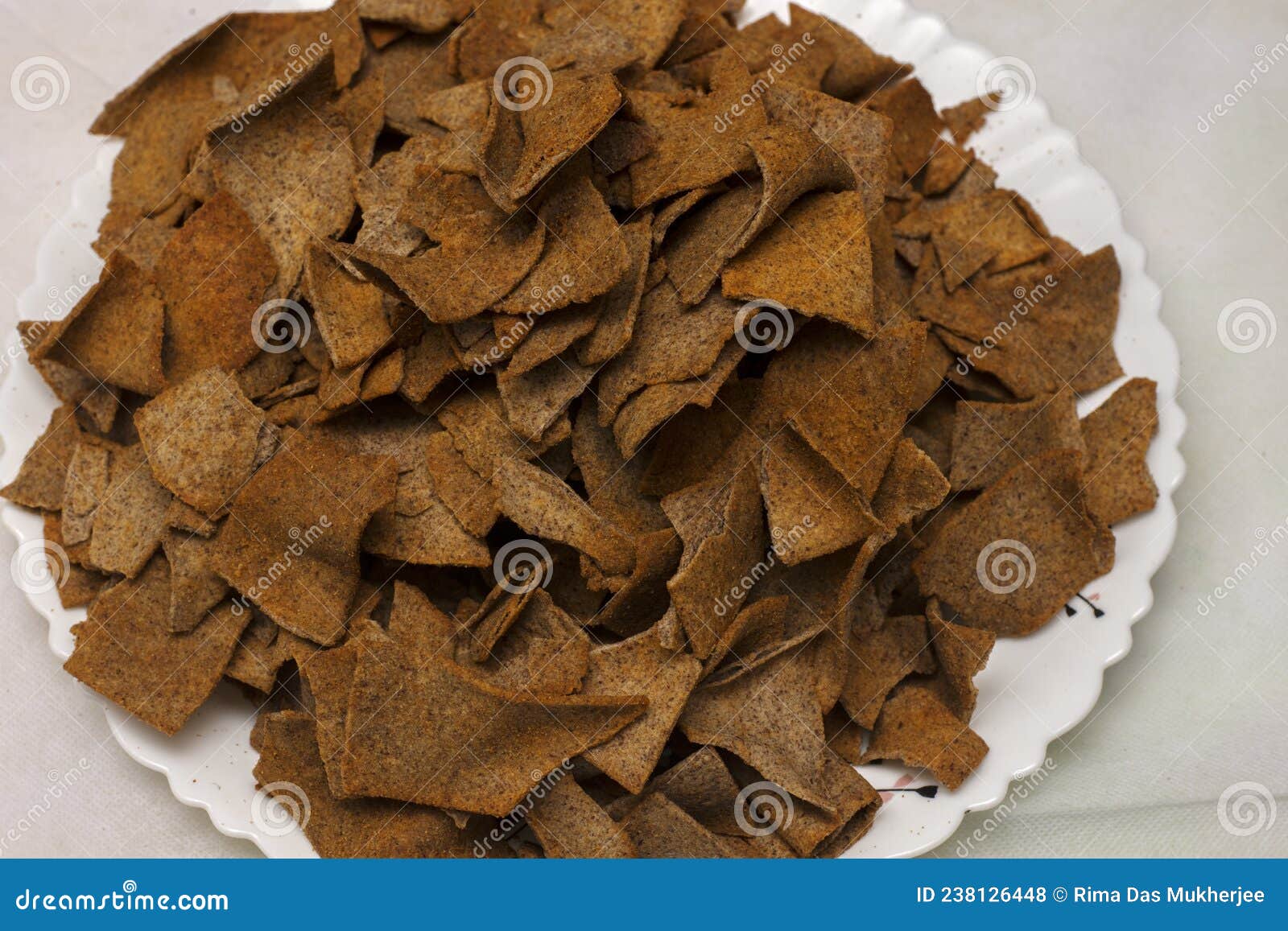 Rajasthani Roasted Snack Item Made with Ragi Flour Stock Photo - Image ...