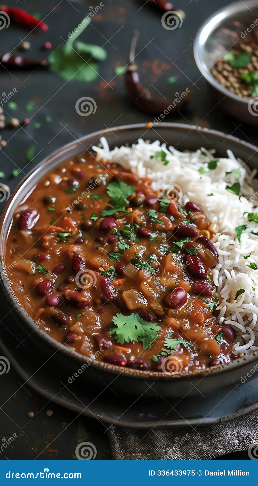 Rajma chawal hindu stock illustration. Illustration of fest - 336433975