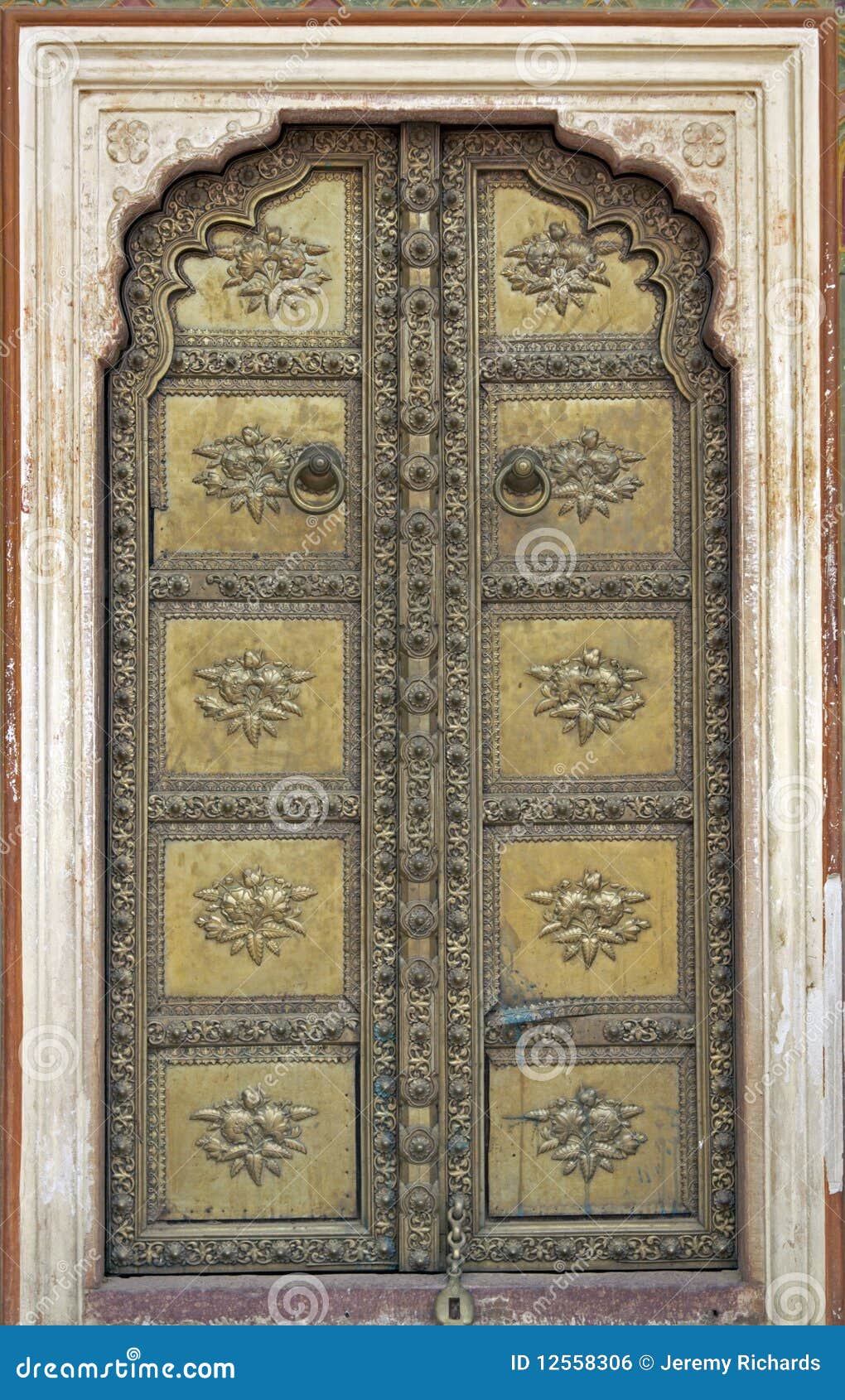 Rajput Style Door stock photo. Image of door, arch, vacation - 12558306