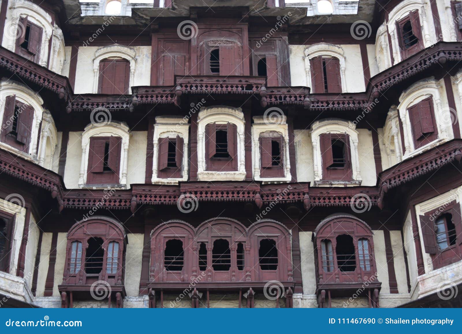 Rajwada Mahal , Indore. Madhya Pradesh Stock Photo - Image of rulers ...